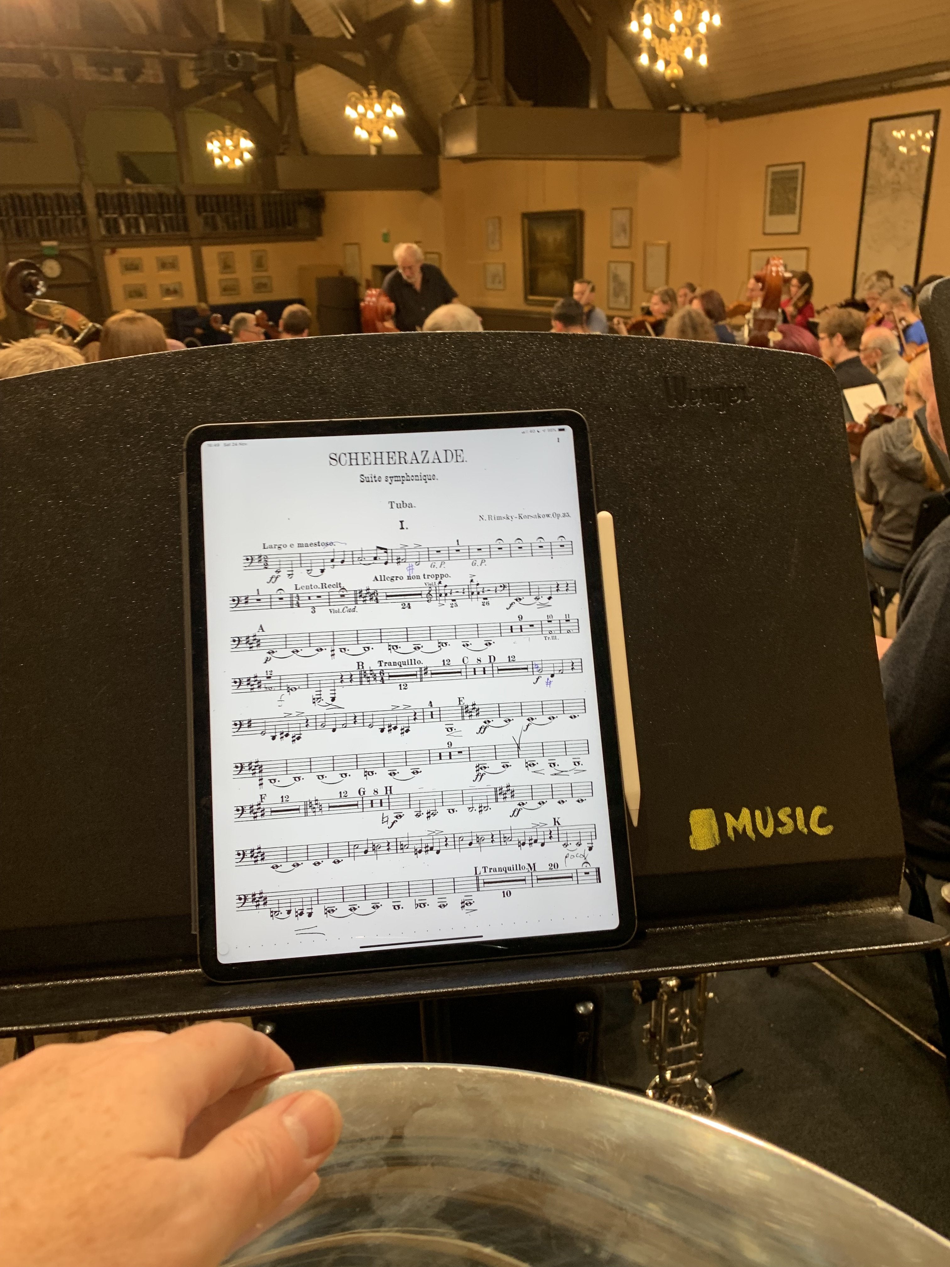 Using the iPad to play music | Blog – Wessex Tubas