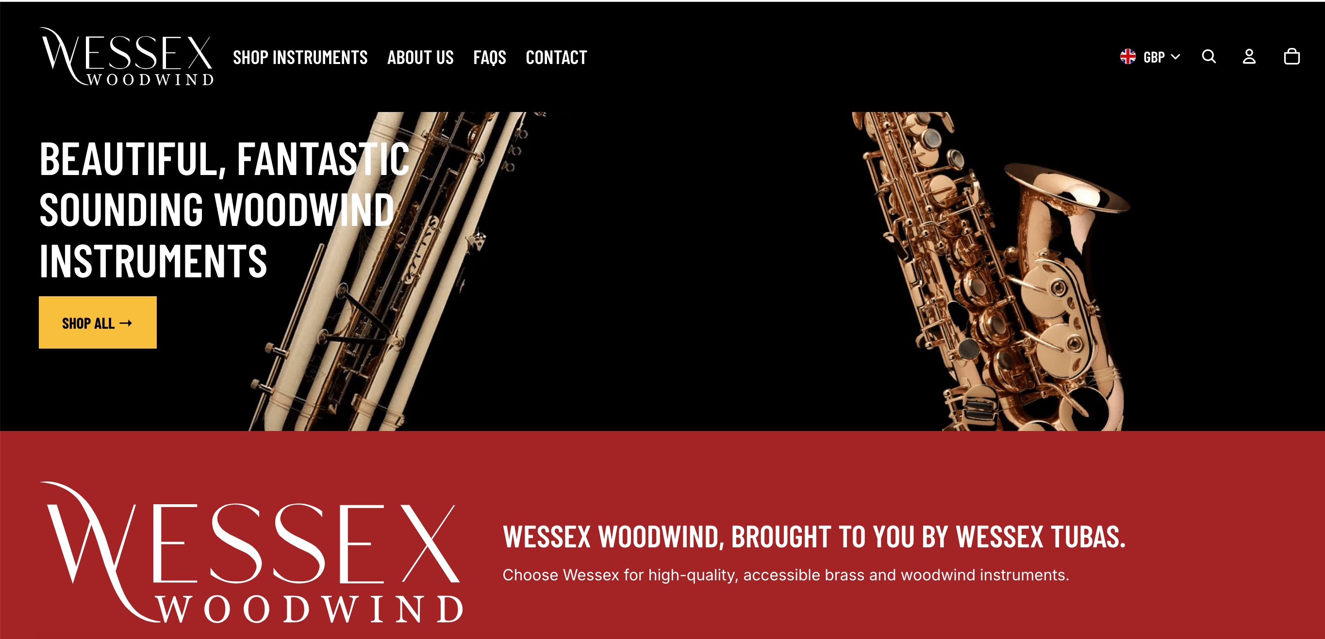 Wessex Woodwind’s New Site Is Here | Explore Saxophones and More ...